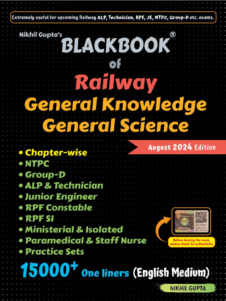 Blackbook of Railway GK GS - History (English Medium) | PDF