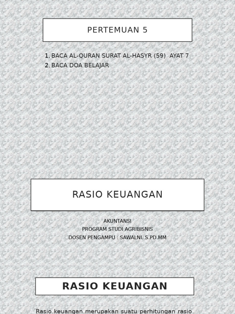 Rasio Likuiditas Dan Solvabilitas | PDF