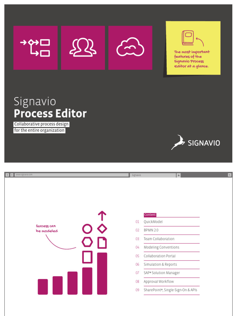 Signavio Process Editor Overview | PDF | Share Point | Business