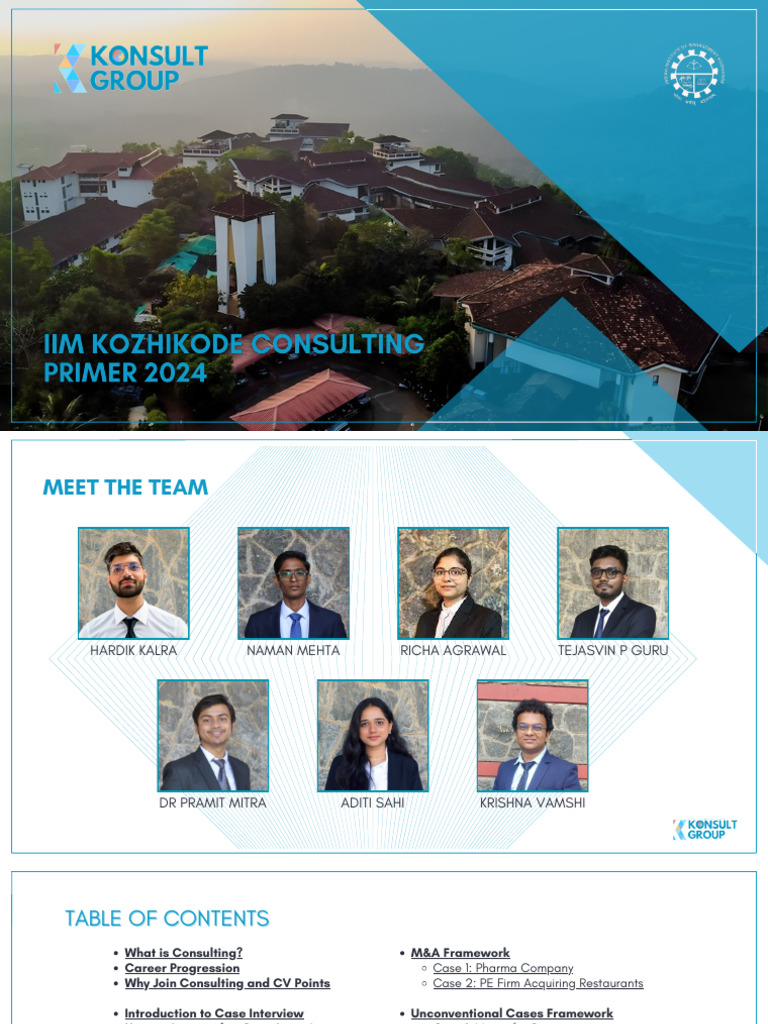 Konsult Primer 2024 IIM Kozhikode | PDF