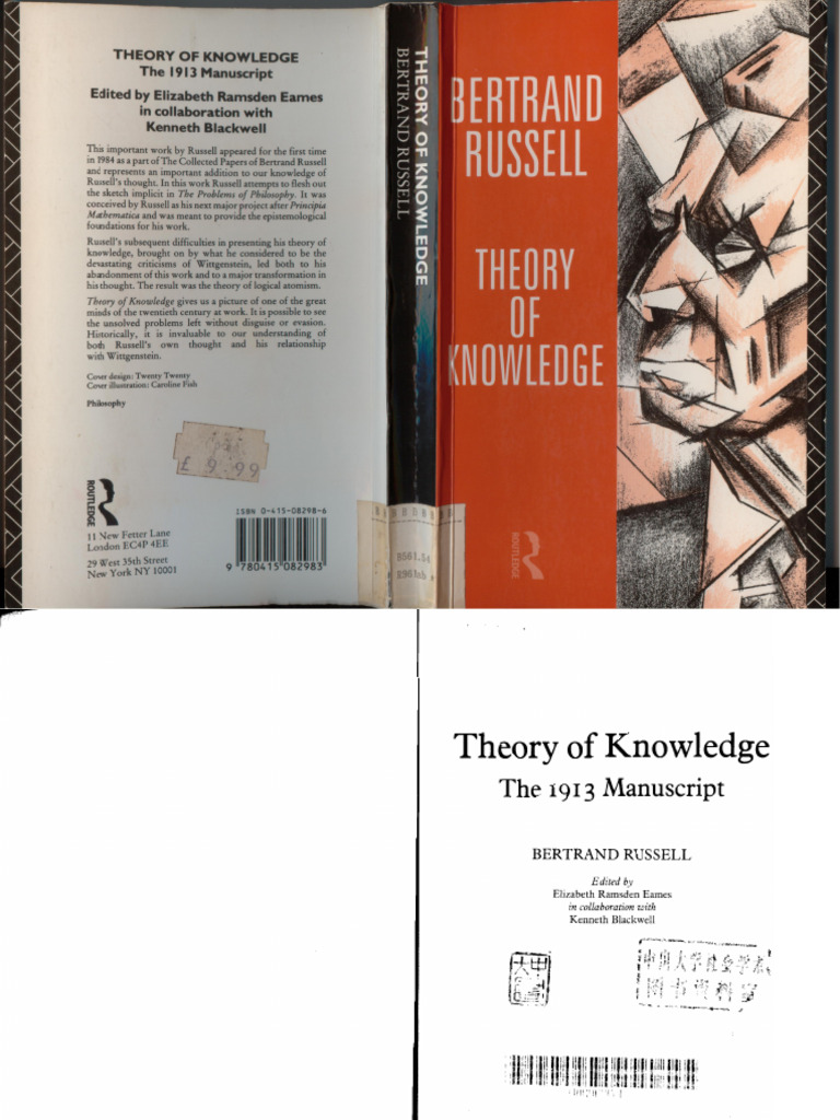 Russell 1913 Theory of Knowledge | PDF