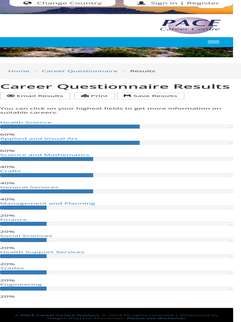 Career Guidance Questionnaire | PDF
