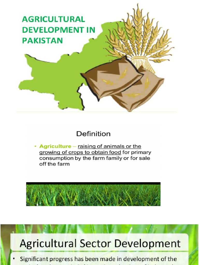 Agricultural Development | PDF