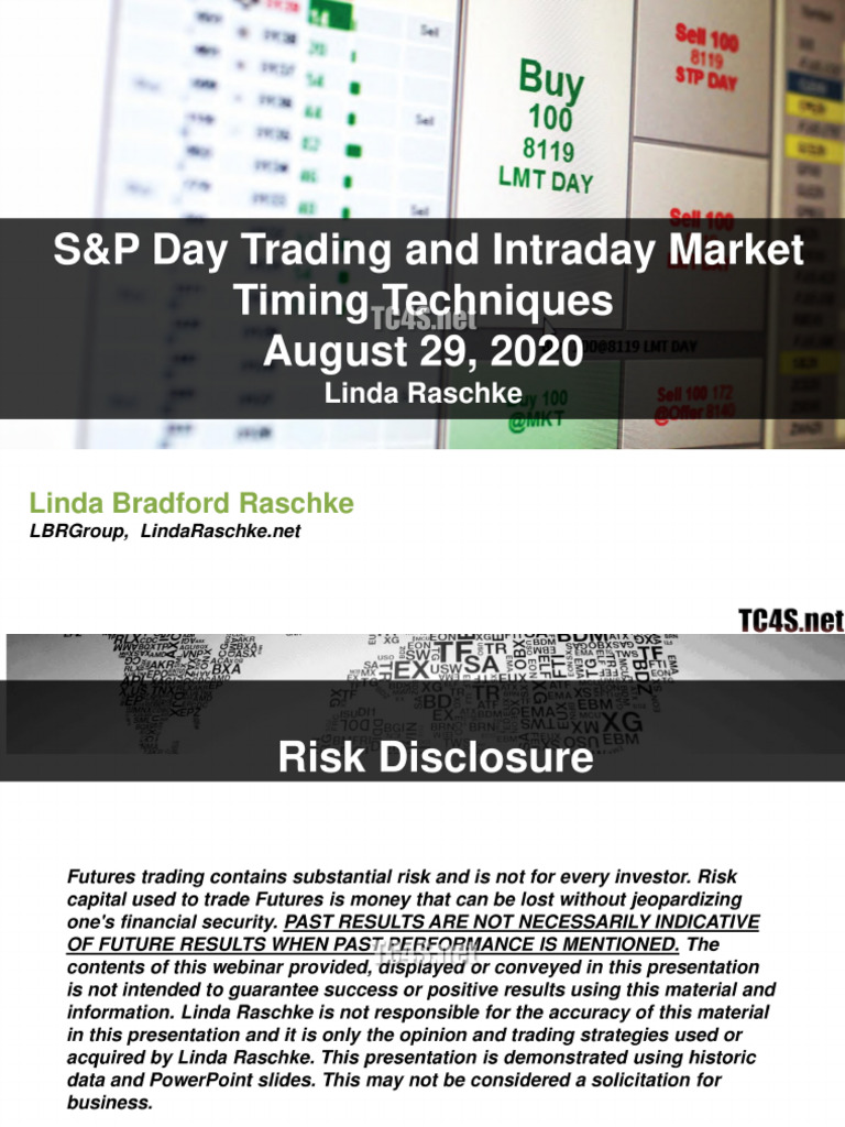 8-29-20 Linda Raschke S&P Day Trading LBR Workshop Session 1 | PDF