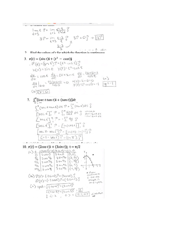AP BC Calc Practice 4 | PDF