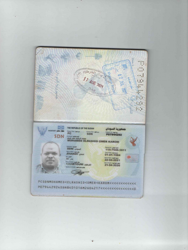 Mohd Karom Passport. | PDF