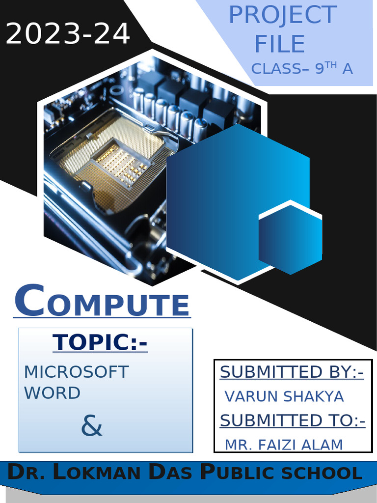 Varun Shakya's Computer Project File 2023-24 | PDF