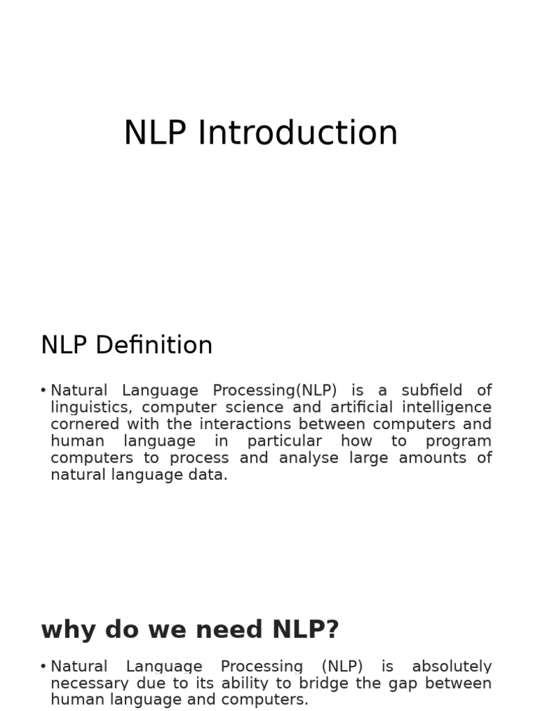 NLP Module 1 | PDF