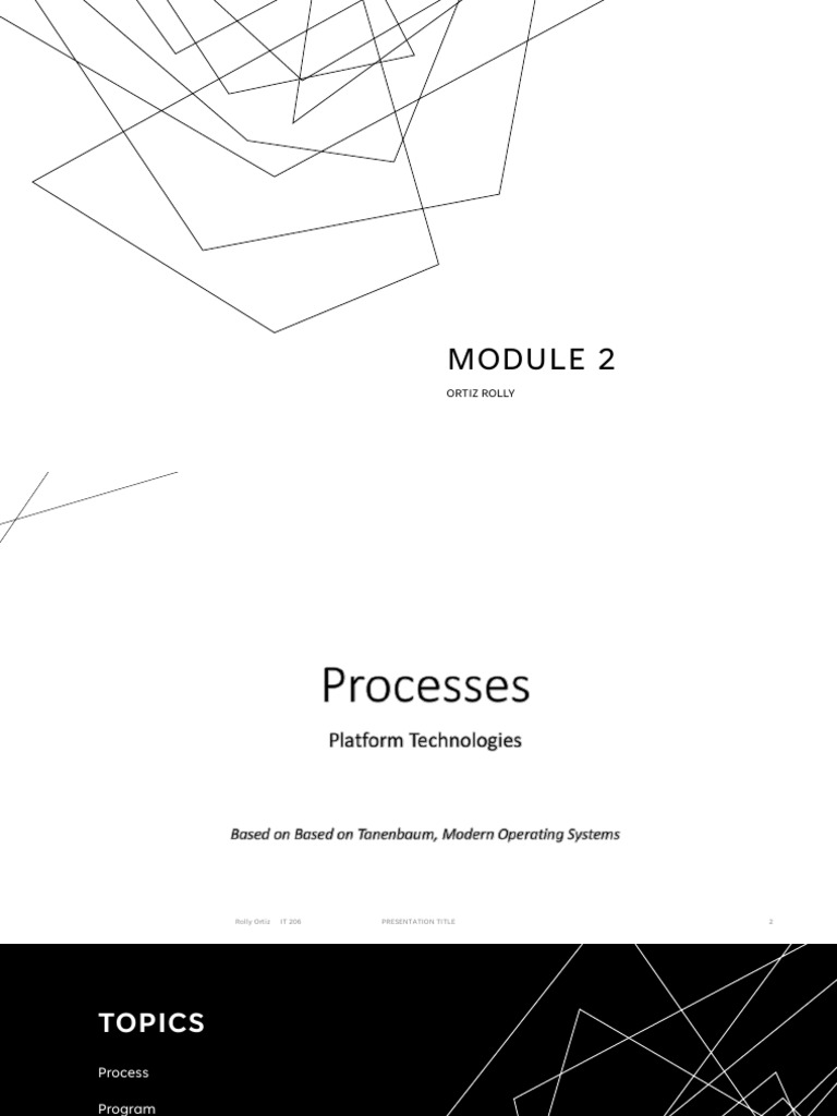 Module 2 Processes 2 | PDF