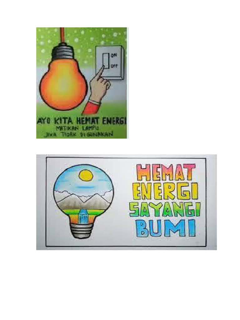 Poster Hemat Energi | PDF