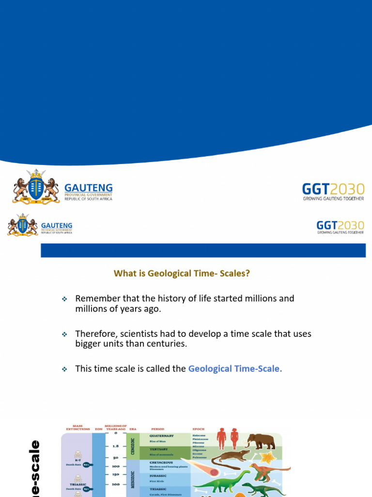 Eras and Geological Timescale | PDF | Earth | Geologic Time Scale