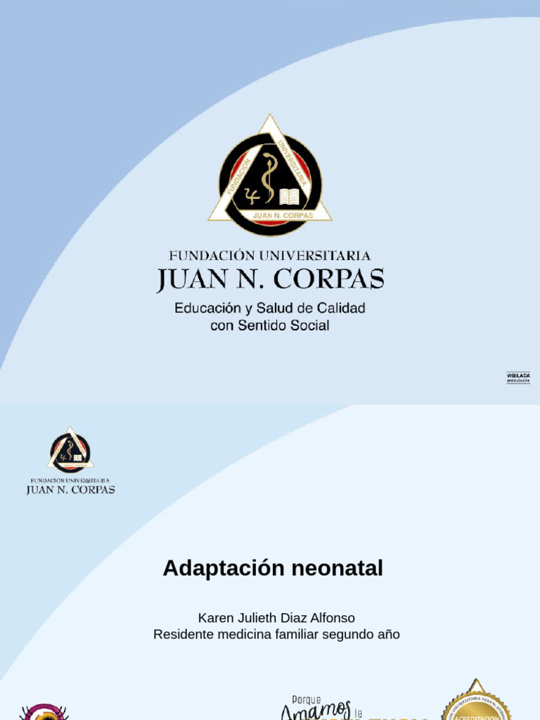 Adaptación Neonatal | PDF | Feto | Salud y bienestar