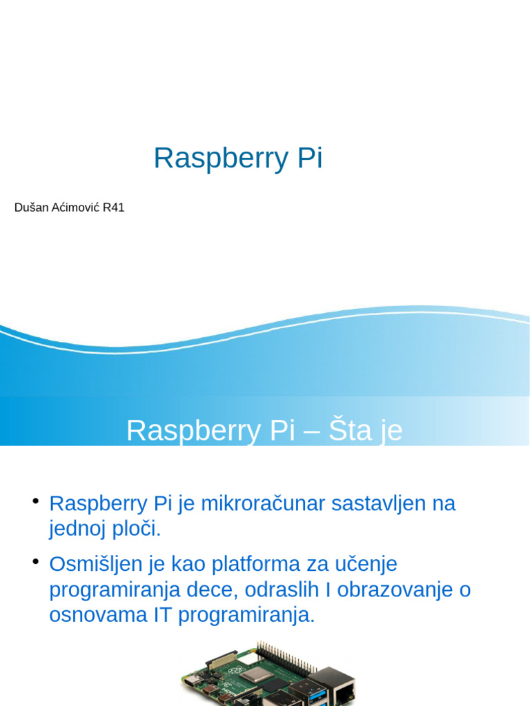 Raspberry Pi | PDF