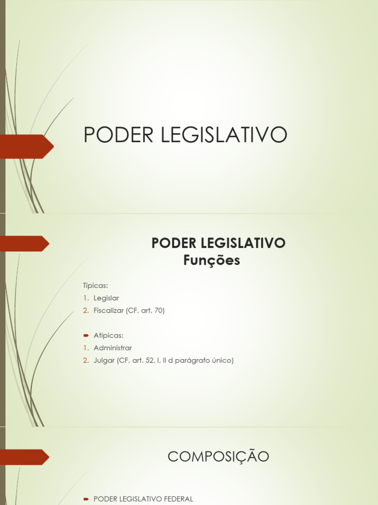 Poder Legislativo | PDF