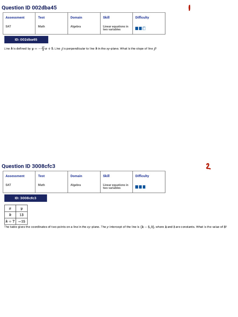 78 Q Linear Equations in Two Variables | PDF