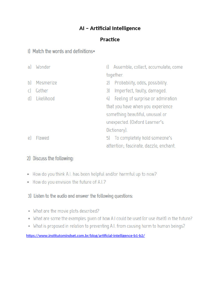 Artificial Intelligence Practice | PDF