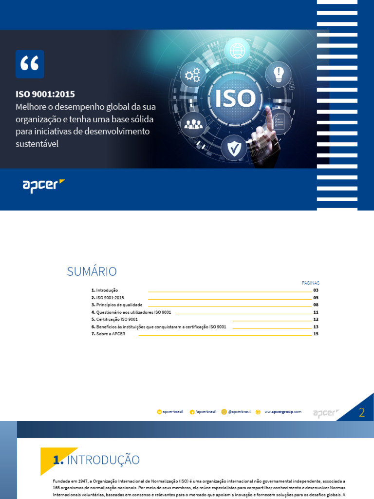 Ebook APCER Iso 90001 | PDF