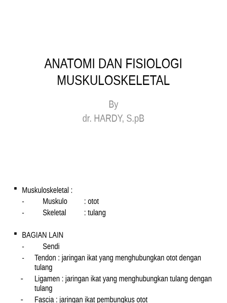 Anatomi Dan Fisiologi | PDF