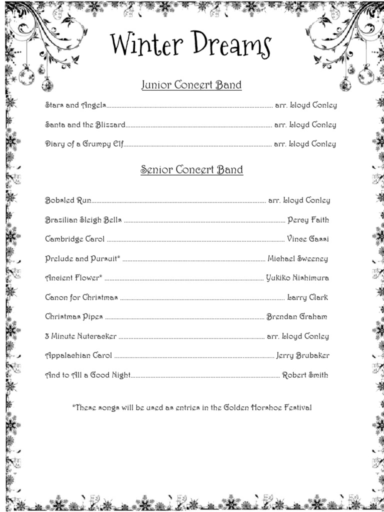 Christmas Concert Program 2015 | PDF