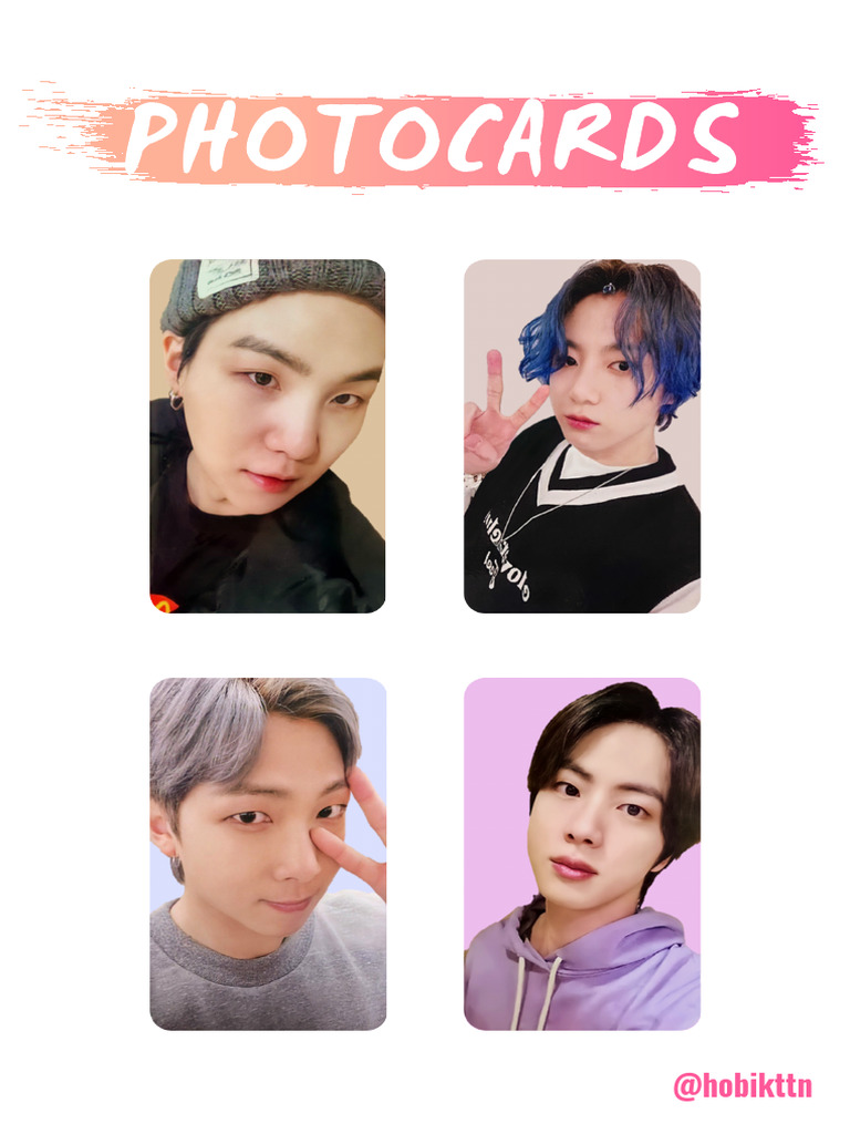 Photocards BTS | PDF