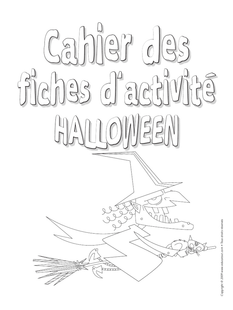 Cahier-fiches-d-activites-Halloween | PDF