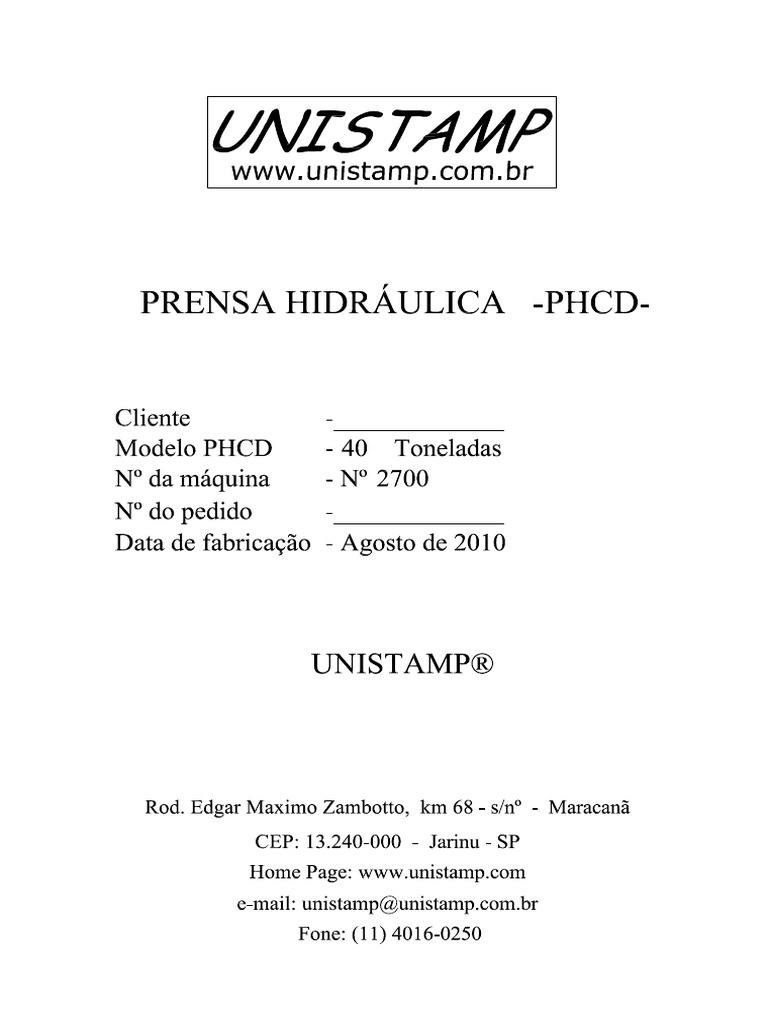 2700 - PHCD 40T | PDF
