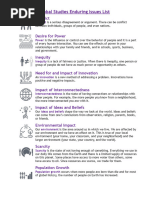 Enduring Issues List | PDF