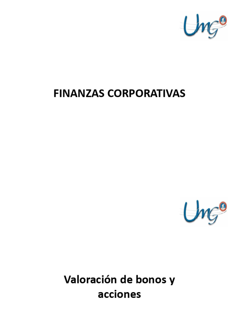 Valoración de Bonos y Acciones | PDF | Negocios | Derecho