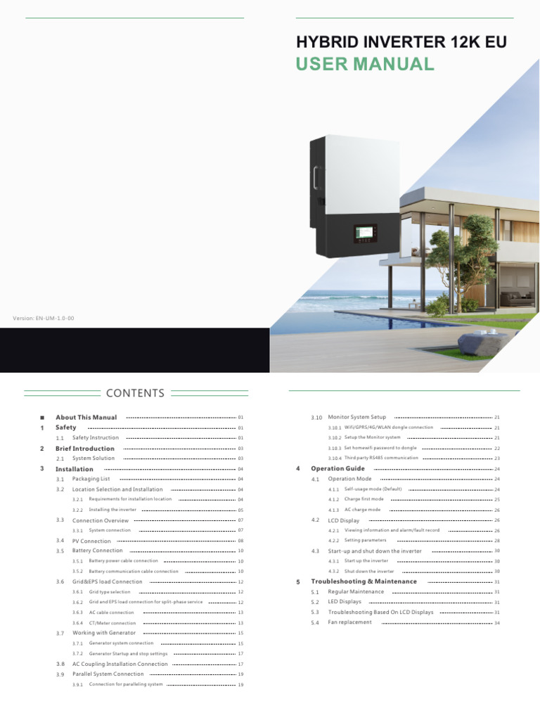 LXP LB EU 12K User Manual | PDF