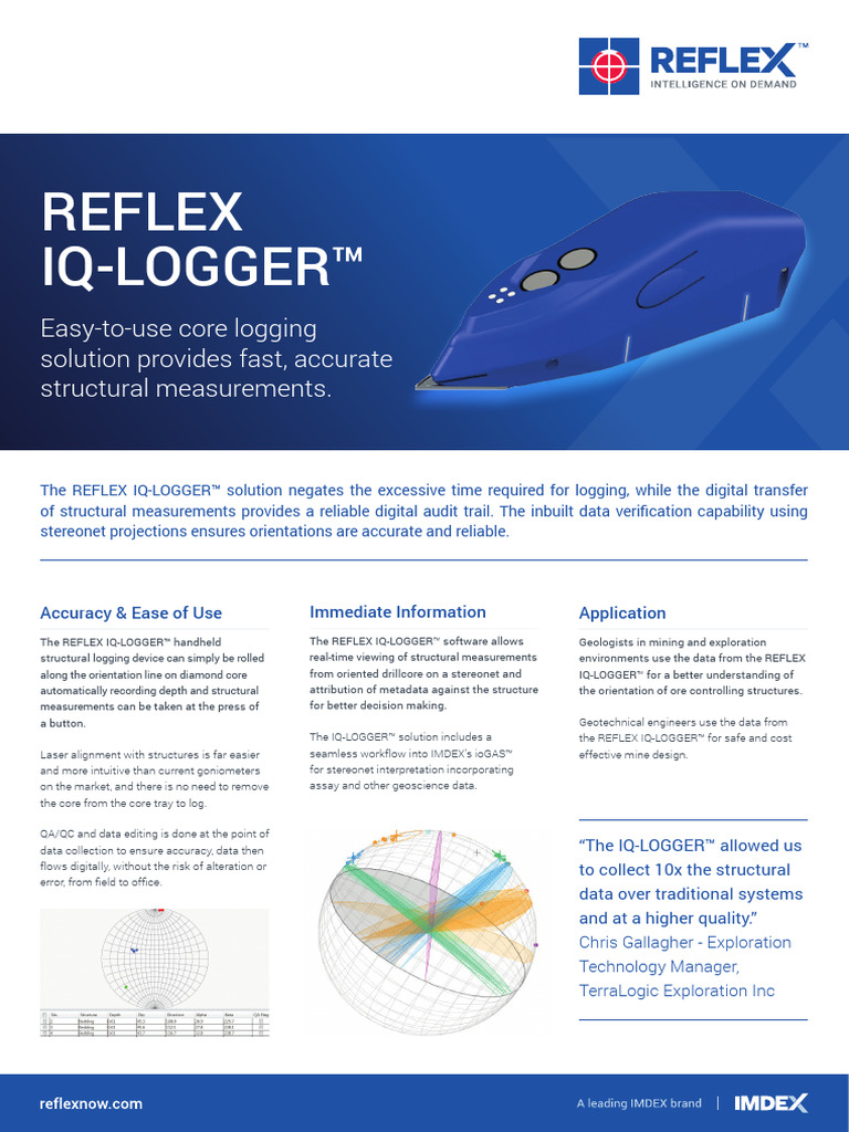 REFLEX IQ LOGGER A4 - Feb2019 - 2020 | PDF