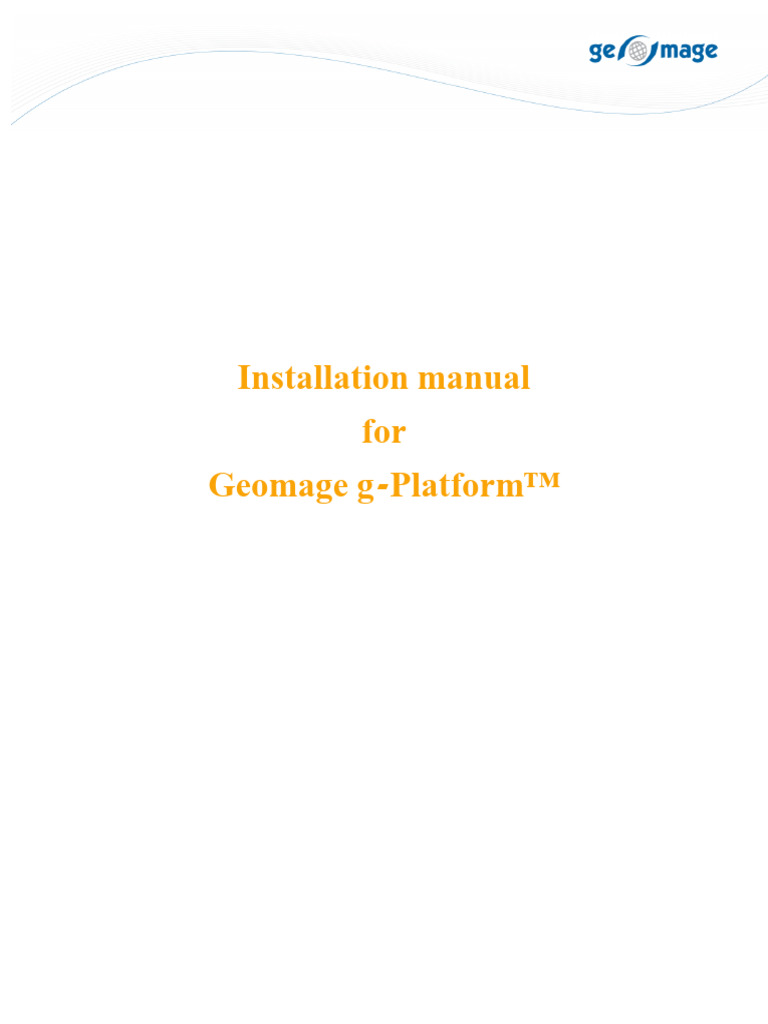 g-Platform_InstallationManual_2021 | PDF
