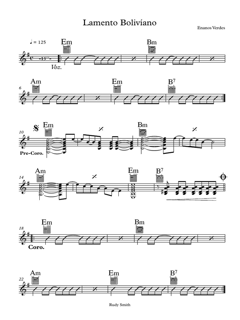 Lamento Bolivíano. | PDF