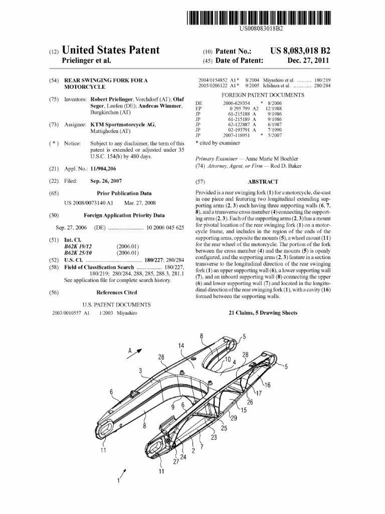 United States Patent: Prielinger Et Al. (45) Date of Patent: Dec. 27 ...