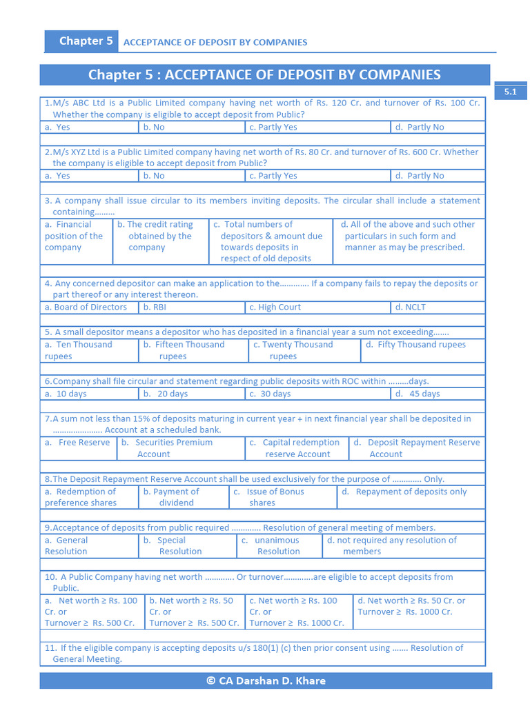 5._ACCEPTANCE_OF_DEPOSIT_BY_COMPANIES | PDF
