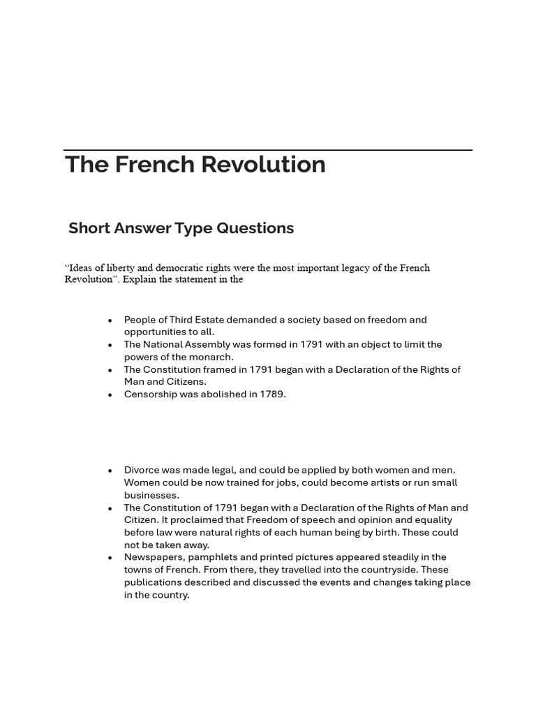 French Revolution | PDF