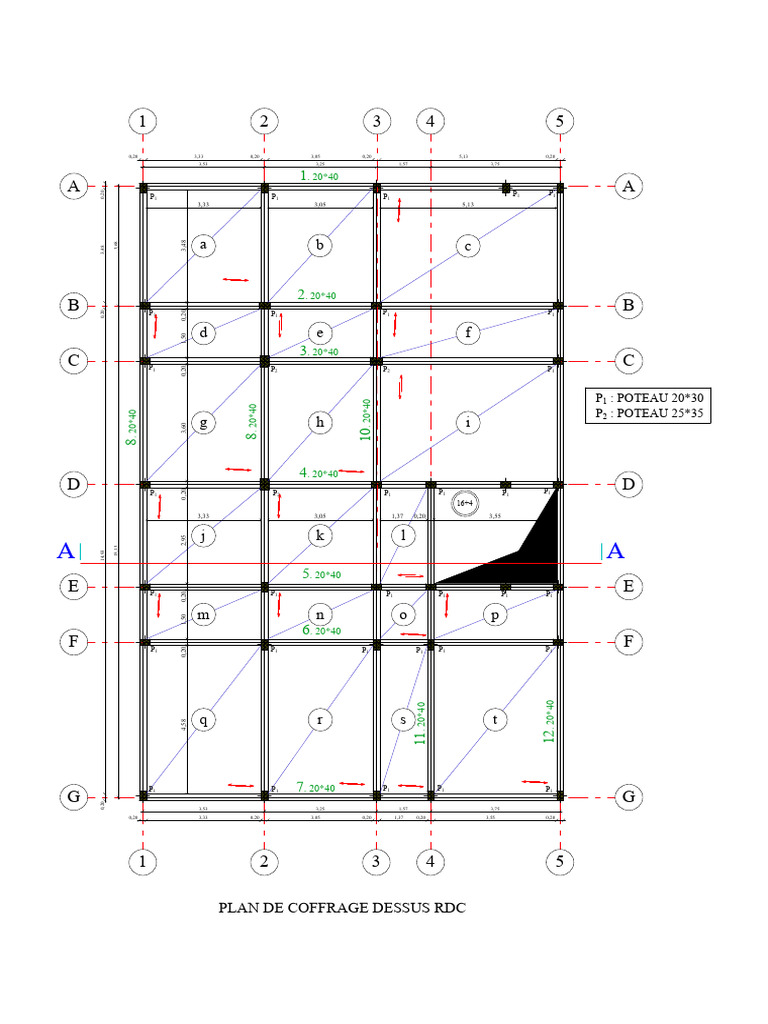 P: Poteau 20 30 P: Poteau 25 35: P P P P P | PDF