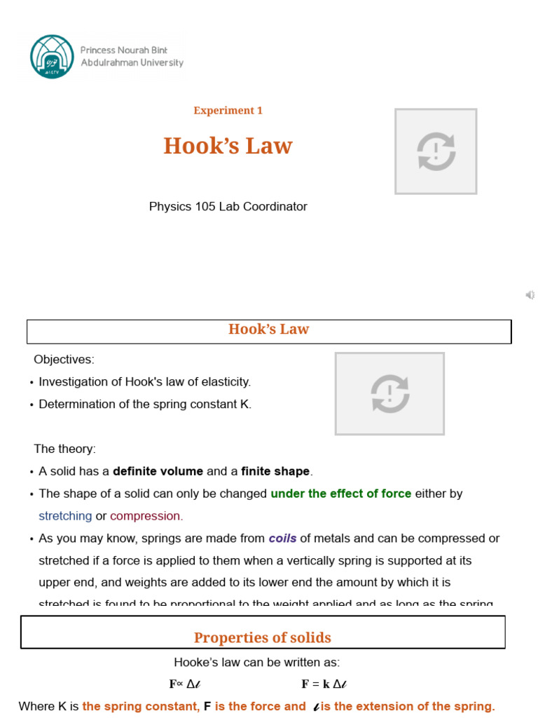 Hook Law | PDF