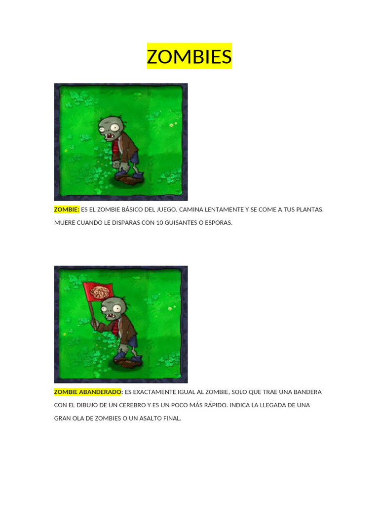 Guia ZOMBIES | PDF