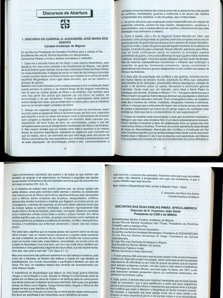 Paz Fruto Da Reconciliação - Actas Do Encontro Intercontinental Iii | PDF