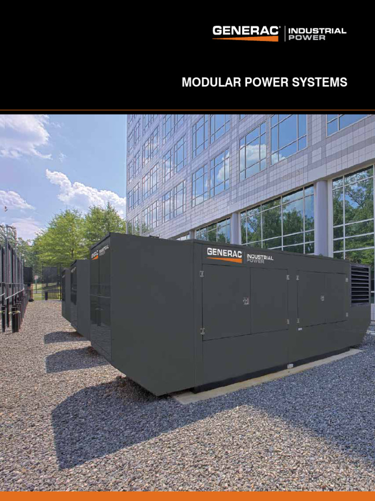 0170220SBY-Generac-Modular-Power-System-Generator-Brochure-1 | PDF