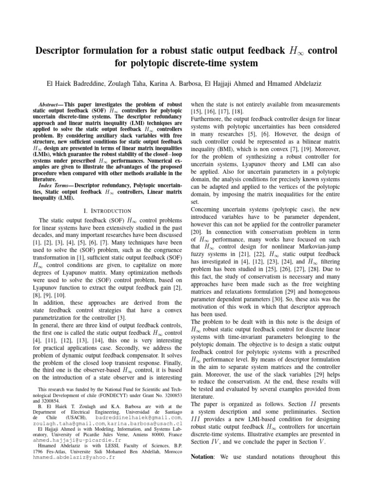 Static Output Codit 2022 | PDF