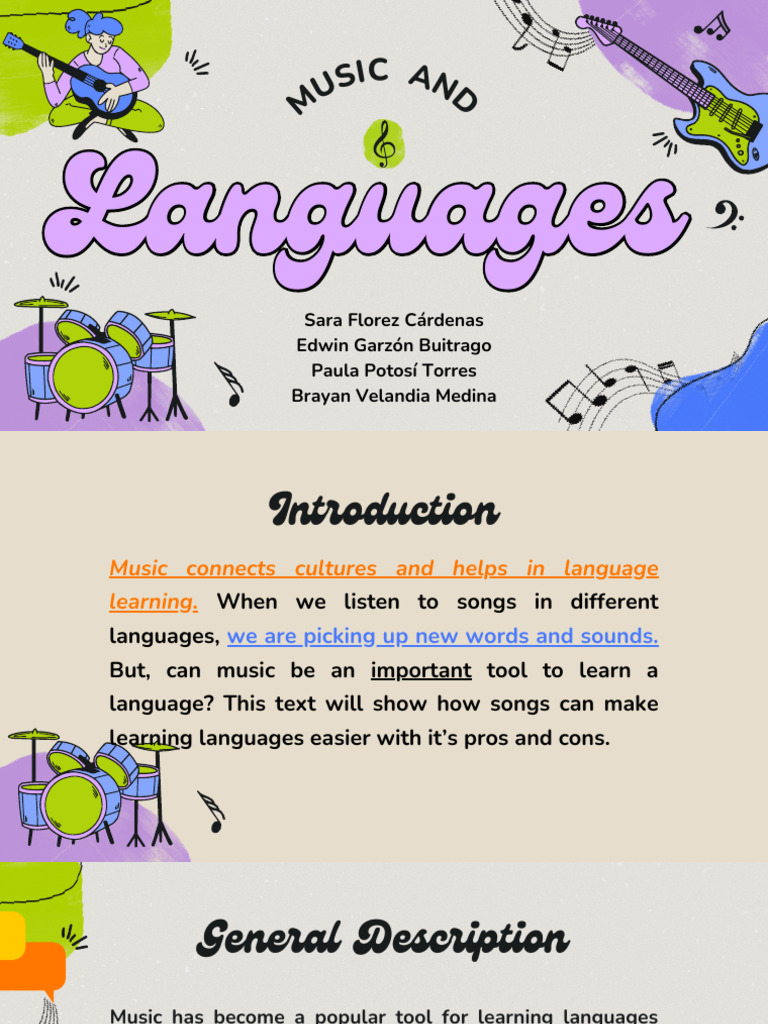 MUSIC AND LANGUAGES (1) 1 | PDF