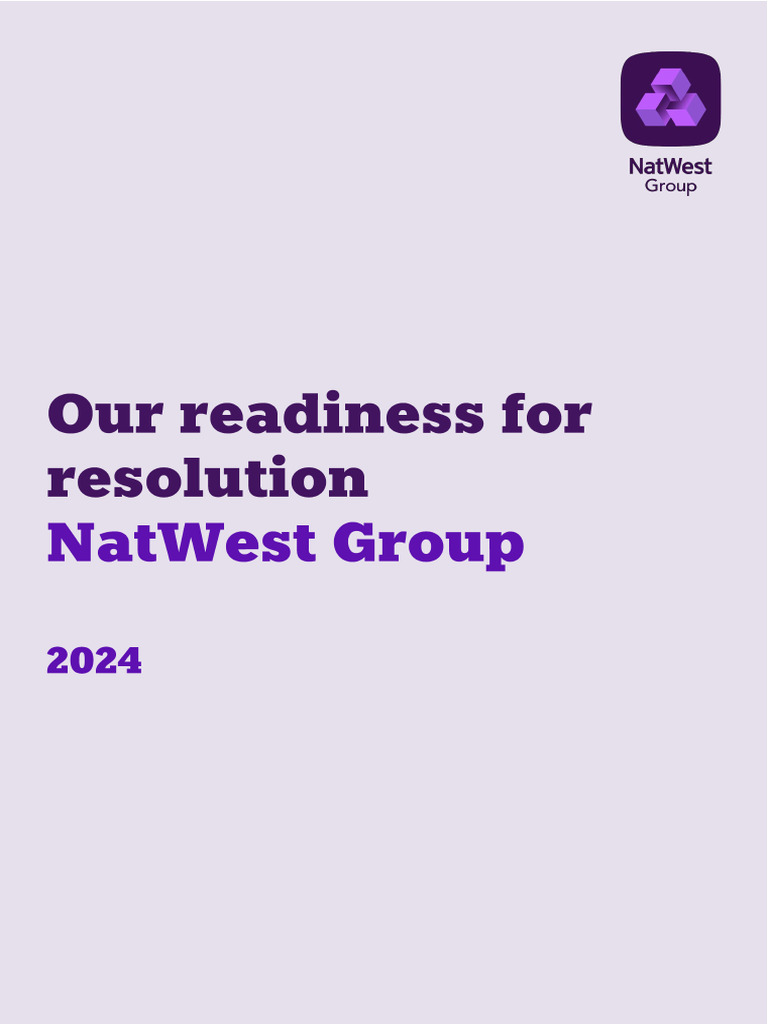 NatWest Group - Resolution Report | PDF