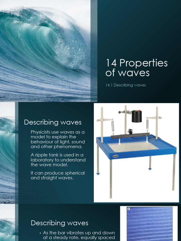 14.1 Describing Waves | PDF