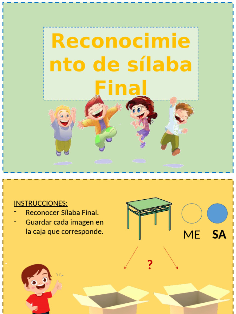 Actividad Silaba Final | PDF