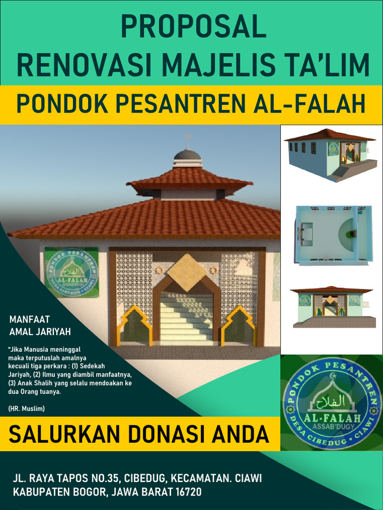 Proposal Renovasi Majelis Ta'Lim Al-Falah-1 | PDF