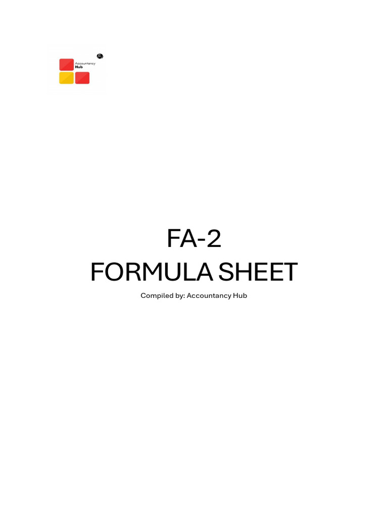 fa2_formula_sheet | PDF