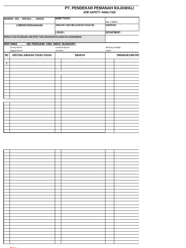 Form Jsa Ajr 120624 | PDF