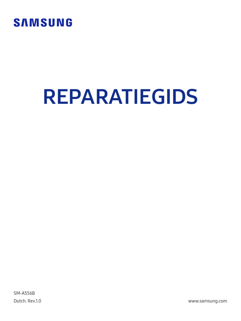 SM-A556B RepairGuide Open Dut Rev.1.0 240328 | PDF | Computer ...