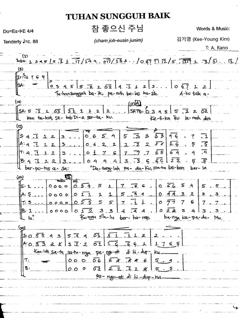 Tuhan Sungguh Baik | PDF